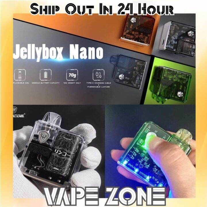 ORIGINAL RINCOE JELLY BOX NANO POD SYSTEM 30W BUILT-IN BATTERY 1000mAh ...