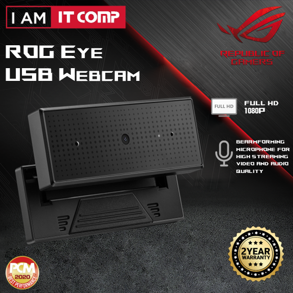 ASUS ROG Eye USB Webcam camera with Full HD 1080p streaming at 60fps ...