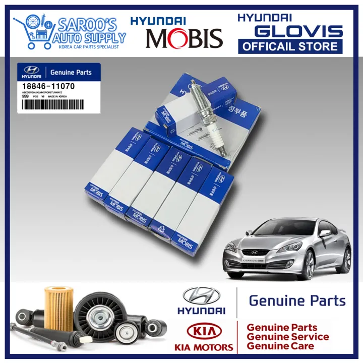 [Genuine][Iridium] Spark Plug Set For Hyundai Genesis Coupe , 3800cc ...