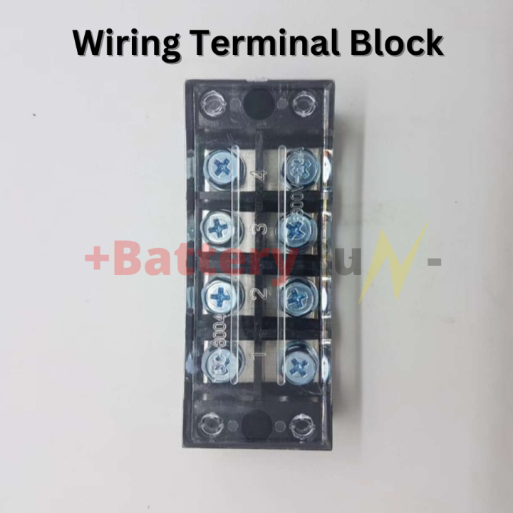 BRT: 1PC wiring terminal block 60A &100A Double Row M6 tinned plated copper Screw / 600V to ...