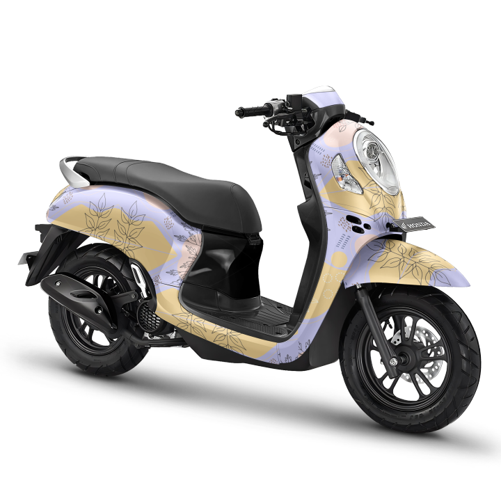 Stiker Decal Full body Scoopy 2021 2023 2022 2020 Vector Aestethic ...