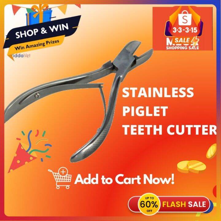 Viddavet -Stainless Steel pamputol o pambawas sa ngipin ng piglets ...