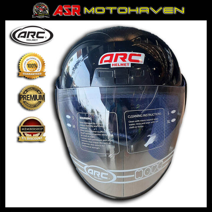 ARC Discovery Helmet BLACK 100% Original | Lazada