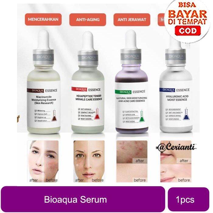 BIOAQUA Efek 10X Serum Series Collagen Anti aging/ Centella Barrier ...