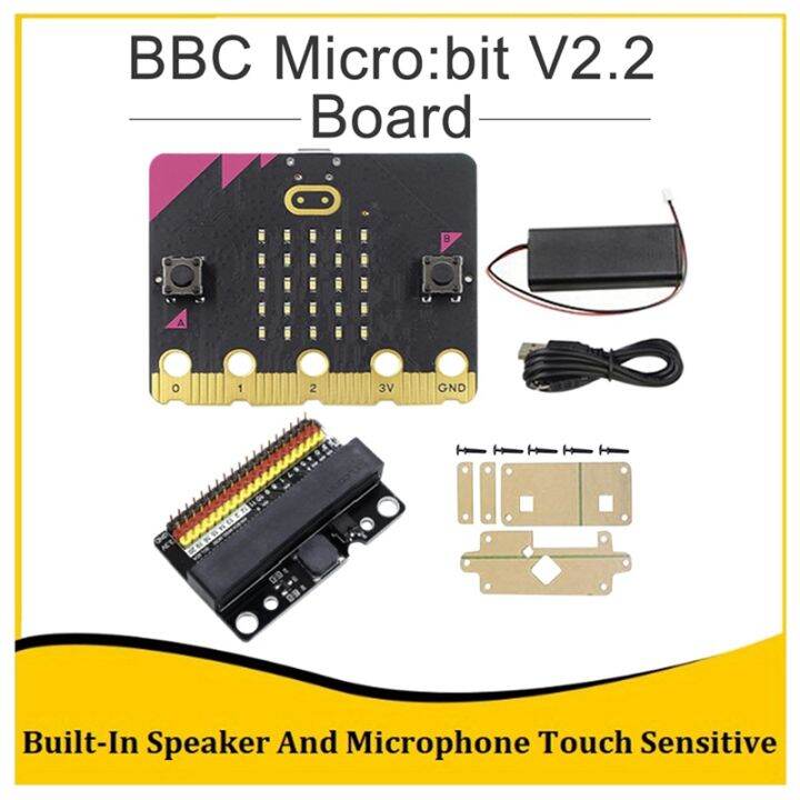 BBC Micro:Bit V2.2 Kit Built-in Speaker Microphone Programmable ...