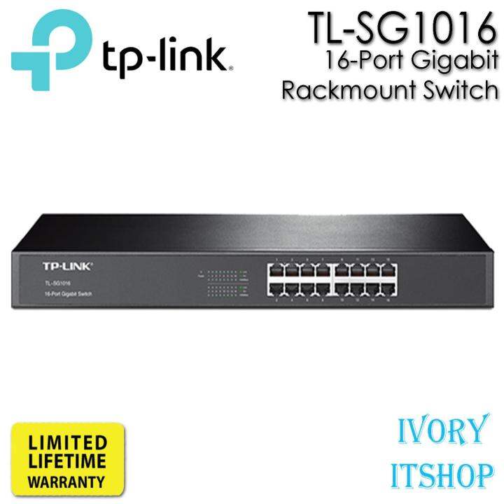 TP-Link TL-SG1016 16-Port Gigabit Rackmount Switch SG1016/ivoryitshop ...