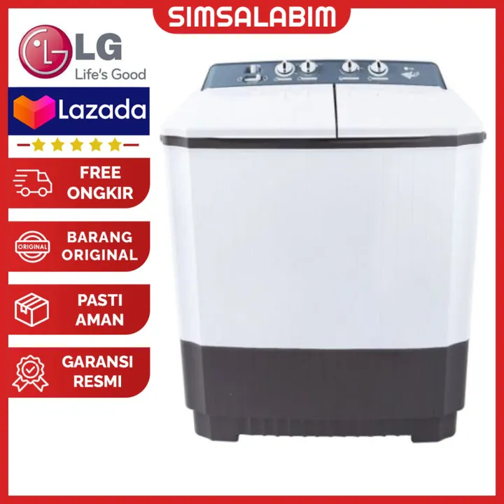 LG P8000N Mesin Cuci 2 Tabung 8Kg - JABODETABEK | Lazada Indonesia