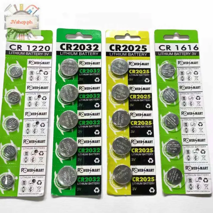 CR1616 CR2032 CR2025 CR1220 Original Powersmart Lithium Coin Cell Battery 3V | Lazada PH