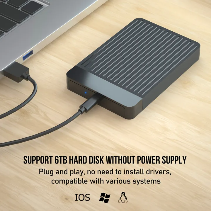 Casing 2.5 Sata Ke USB 3.1 Adapter Led Indicator Eksternal Hdd ...