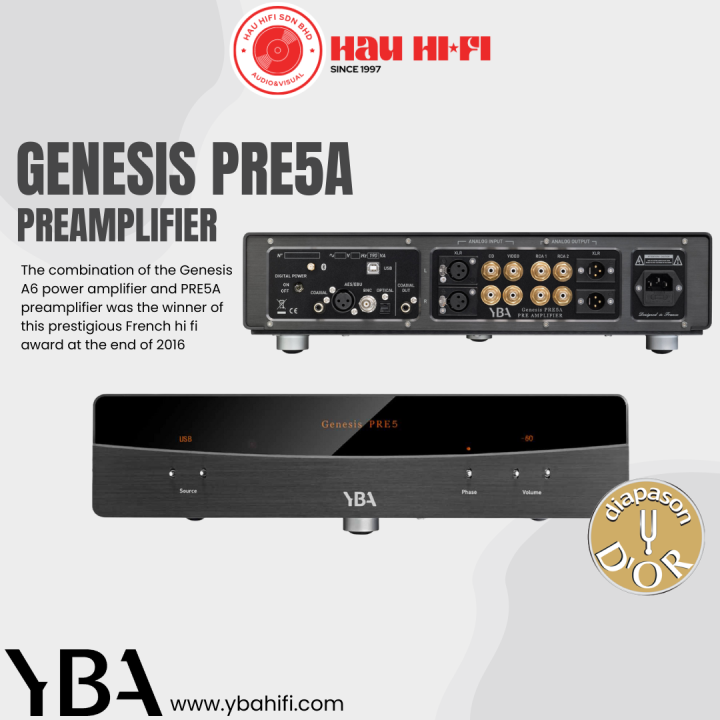 YBA GENESIS PRE5A PREAMPLIFIER | Lazada