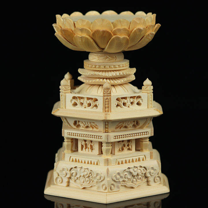 The base of the cypress Buddha Guanyin hexagonal platform sumeru lotus ...