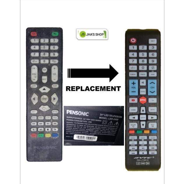 PENSONIC LED -2259/2459 TV REPLACEMENT REMOTE CONTROLLER | Lazada PH