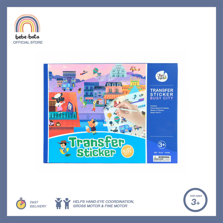 Joan Miro Transfer Sticker Scenes Set - Busy City | Lazada PH