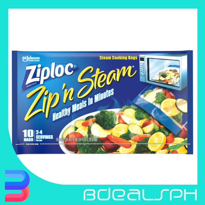 Ziploc ZIP 'N STEAM Microwave Cooking Bags | Lazada PH