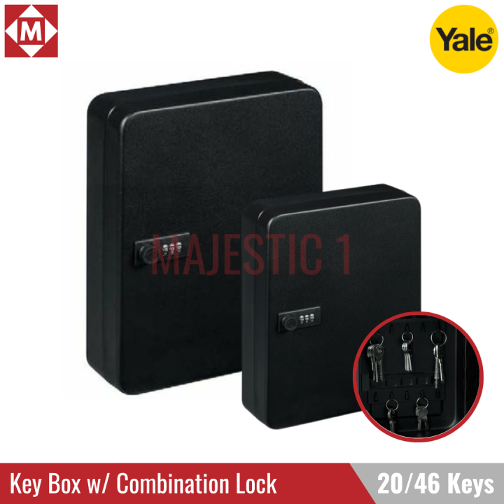 Yale Key Box with Combination Lock (Small 20 Keys or Medium 46 Keys ...