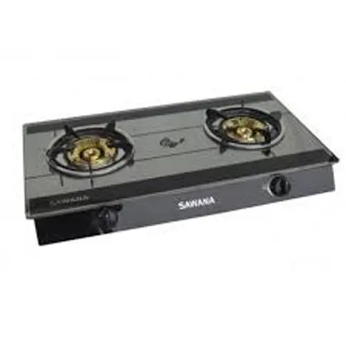 SAWANA GLASS DOUBLE GAS COOKER BURNER TABLE STOVE SW228JG | Lazada