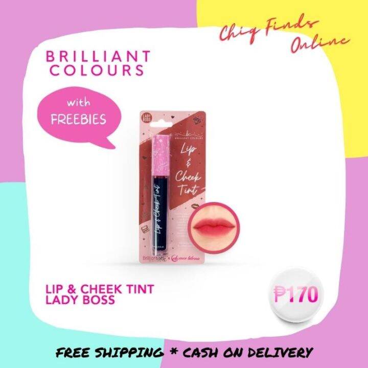 Lipstick A facial mask Liquid foundation Brilliant Colours Lip Cheek ...