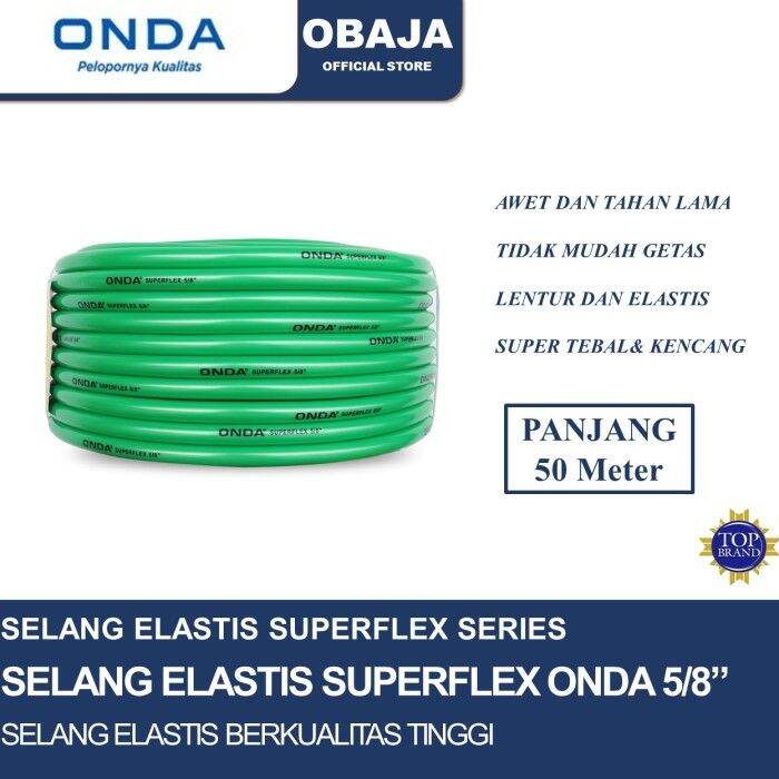 SELANG ELASTIS SUPERFLEX 5/8" ONDA/SELANG ELASTIS SUPERFLEX HIJAU ONDA ...