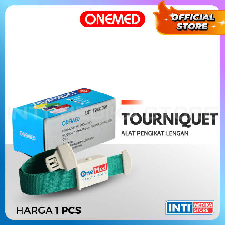 ONEMED - Tourniquet / Alat Pengikat Lengan Ambil Darah | Lazada Indonesia