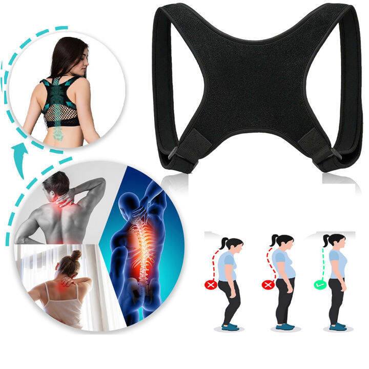 【COD & Ready Stock】Adjustable Bad Back Correction Posture Corrector ...