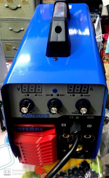 HISAKI MIG CMG2005 WELDING MACHINE FULL SET C/W GAS AND ACCESORIES ...