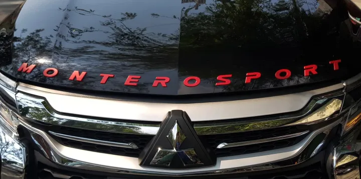 Mitsubishi Montero Sport Red Hood Emblem | Lazada PH