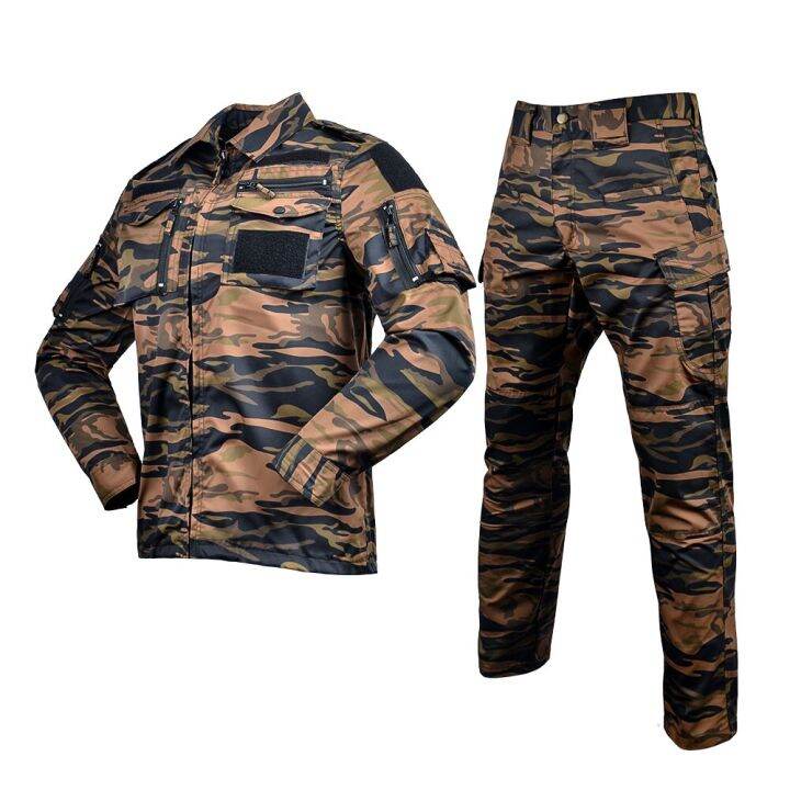 HAN Men's Camouflage Combat Tactical Army Uniforms Work Wear & Uniforms ...
