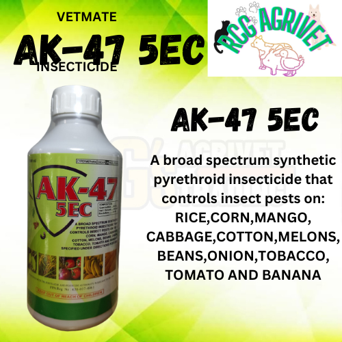 [RCG AGRIVET] AK-47 5EC INSECTICIDE/VETMATE PRODUCT/INSECT!C!DE FOR ...