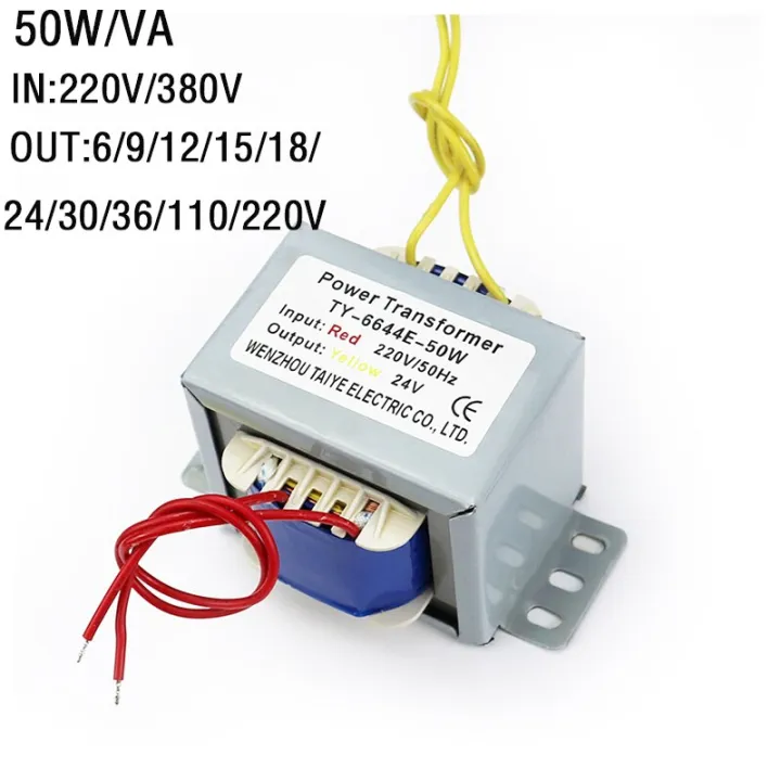50W /Va Double/single Isolated Power Transformador เอาต์พุต Copper Core ...