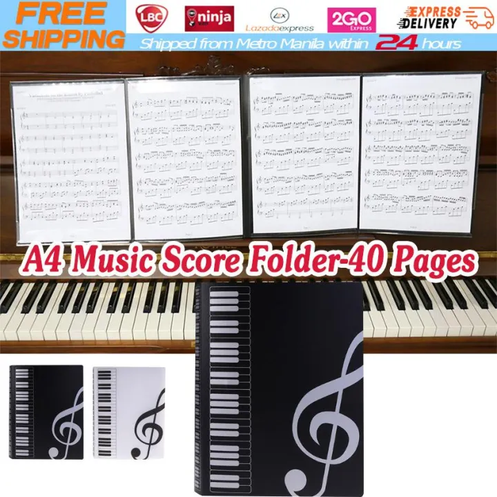 Hot! Smooth Expanded Sheet Music Score Folder A4 Size Document Expanded ...