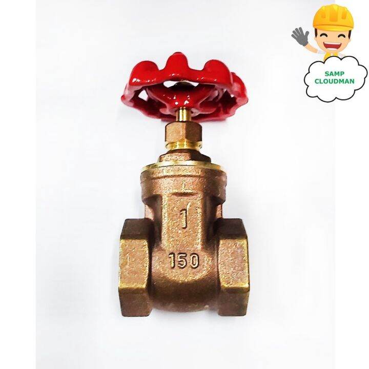 Local Made Solid Brass Bronze Gate Valve GV Great Volume 1/2 3/4 1 1-1/2 | Lazada PH