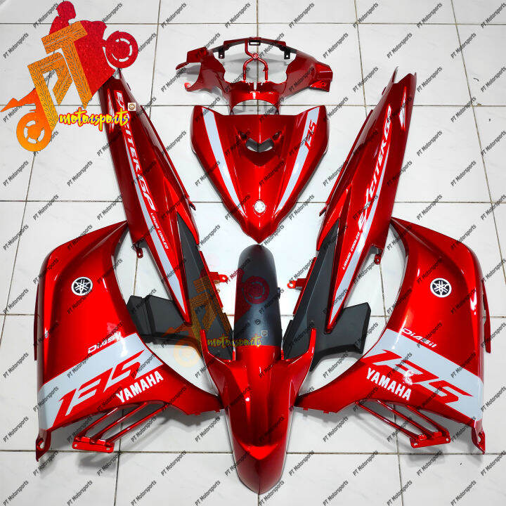 Yamaha LC 135 Cover Set DRMK RED RM7 Exciter Gp RED V2 V3 V4V5V6V7 | Lazada