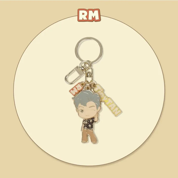 🇰🇷 [BTS OFFICIAL] Royche BTS TINYTAN DYNAMITE METAL KEYRING | Lazada PH