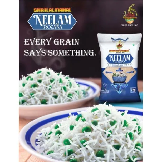 Shri Lal Mahal Neelam Extra Long Grain Basmati Rice 16mm (5Kg) | Lazada PH