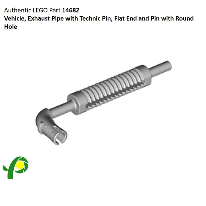LEGO Parts 14682 Vehicle Exhaust Pipe Technic Pin Flat End Pin with ...