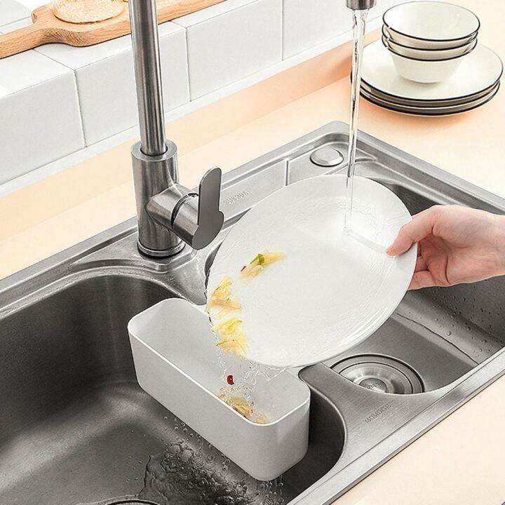 UNQCSA บ้านในบ้าน อุปกรณ์สำหรับห้องครัว การอบแห้ง ที่กรองหงส์ ตะกร้าใส่ของ ประหยัดพื้นที่ ชั้น ...