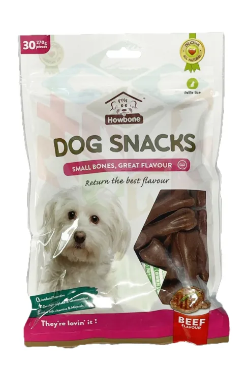 Howbone All Natural Mini Dog Snacks - Beef Flavor (30pcs) | Lazada PH