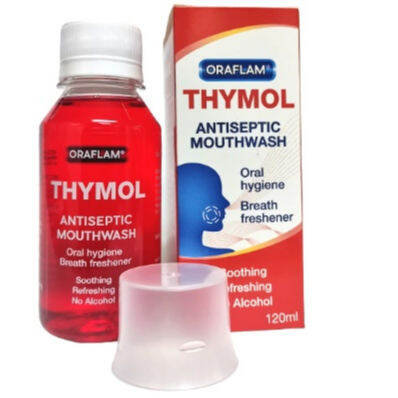 Oraflam Thymol Antiseptic Mouthwash 60ml / 120ml | Lazada