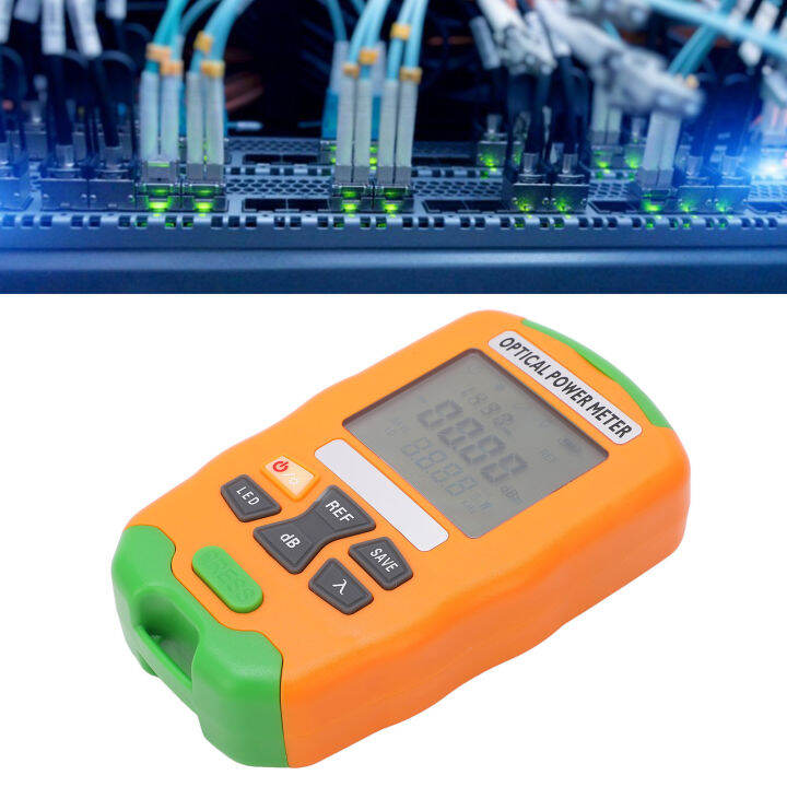 Fiber Optic Power Tester Mini Fiber Power Meter Low Battery Consumption ...