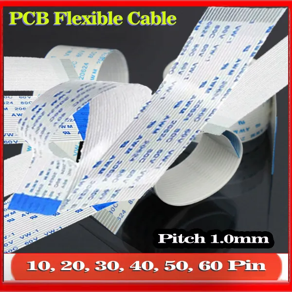 PCB Flexible/FFC Cable 10, 20, 30, 40, 50, 60 Pin Pitch 1.0mm | Lazada ...