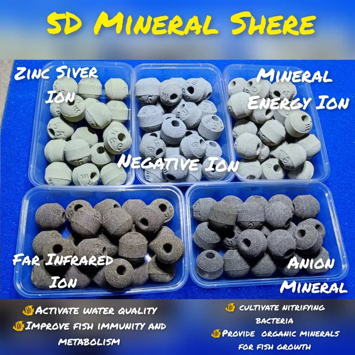 5D Nano Mineral Sphere/Mineral Ball Aquarium/Pond Filter Media Per ...