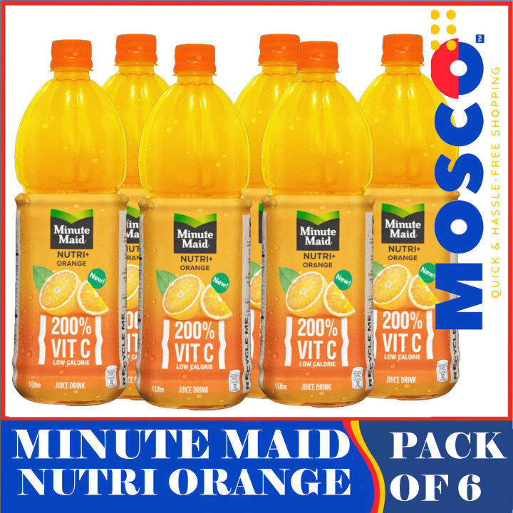 Minute Maid Nutri + Orange 200% Vit C 1L | Try This New Flavor | Lazada PH