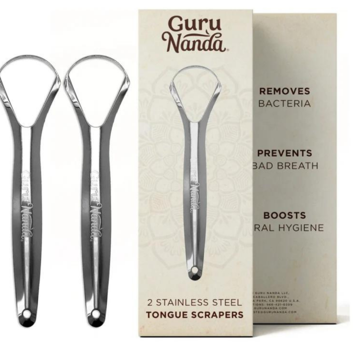 Guru Nanda Stainless Steel Tongue Scrapers 2 Pack | Lazada PH