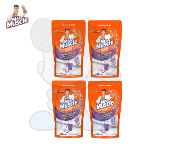 SCJ Mr Muscle All Purpose Cleaner Wild Lavender (4 x 300 mL) | Lazada PH