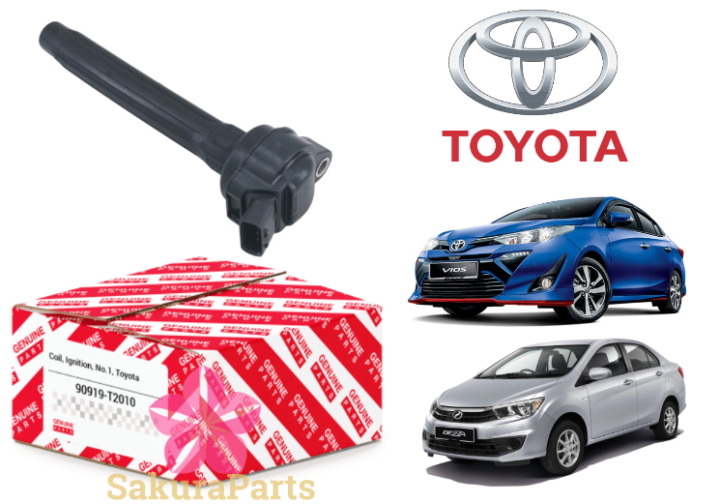90919-T2010 Toyota Ignition Plug Coil for Toyota Vios NSP151 / Perodua ...