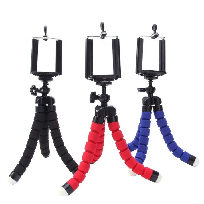 Sponge Tripod Flexible Tabletop Tripod Octopus Triangle Mobile Phone ...