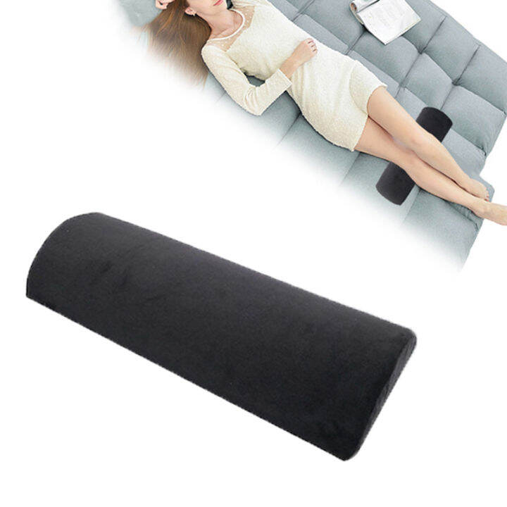 Half Moon Bolster Semi-Roll Pillow Ankle and Knee Support Elevation ...