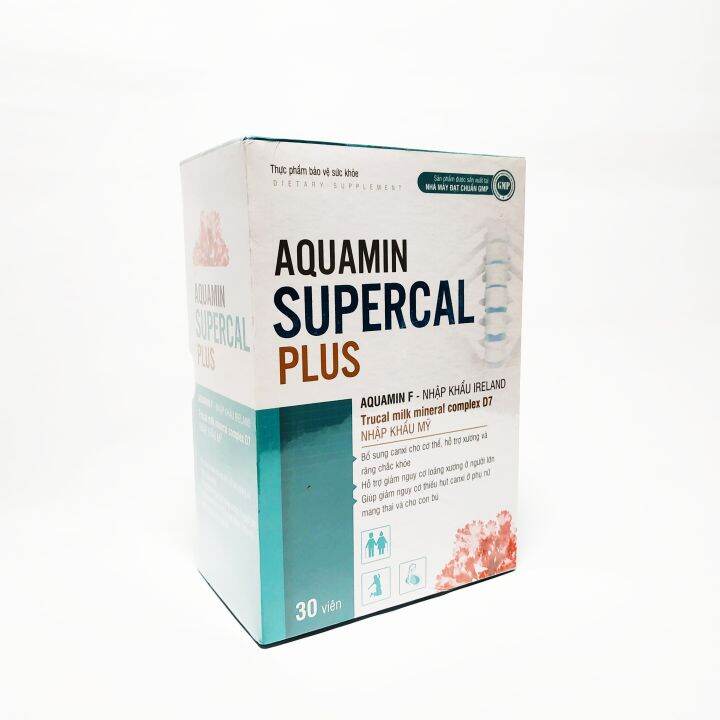 Viên Uống Bổ Sung Canxi Chiết Xuất Từ Tảo Biển Đỏ Aquamin Supercal Plus ...