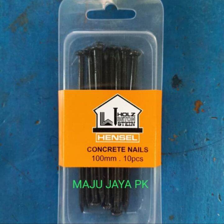Paku Beton Hitam Hensel 100mm (10cm) | Lazada Indonesia