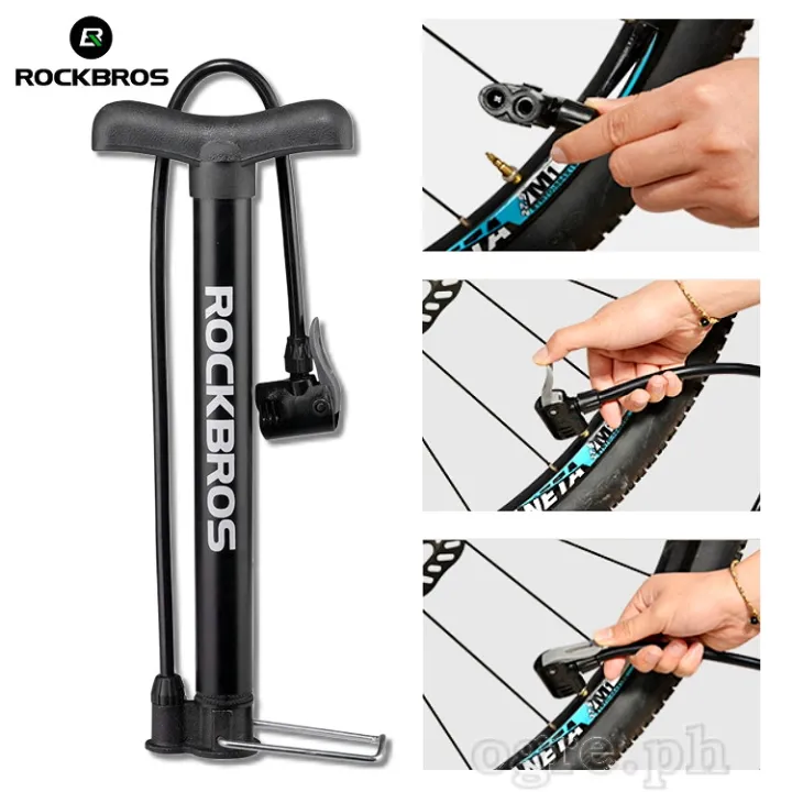 Rockbros A320 High Pressure 120psi Aluminum Alloy Mini Floor Pump